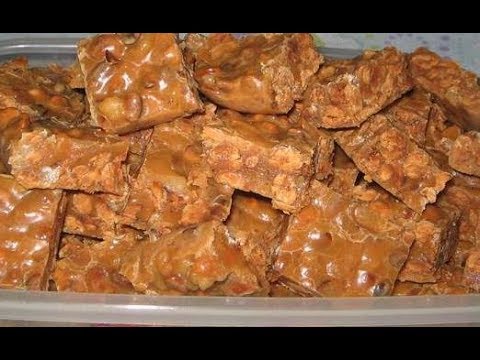 Como hacer sabroso dulce maní Brasileño: paso a paso