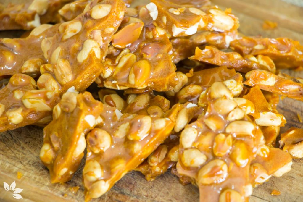 Como hacer sabroso dulce maní Brasileño: paso a paso
